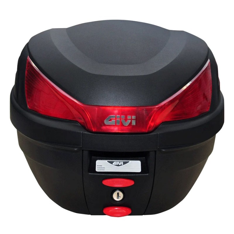 Givi 27L Monolock Top Box (Black) Universal Mounting Plate Included ...