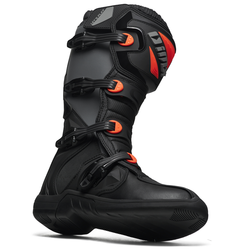 IMX Racing Boots X-Two Black/White/Orange - Bikeworld Ireland