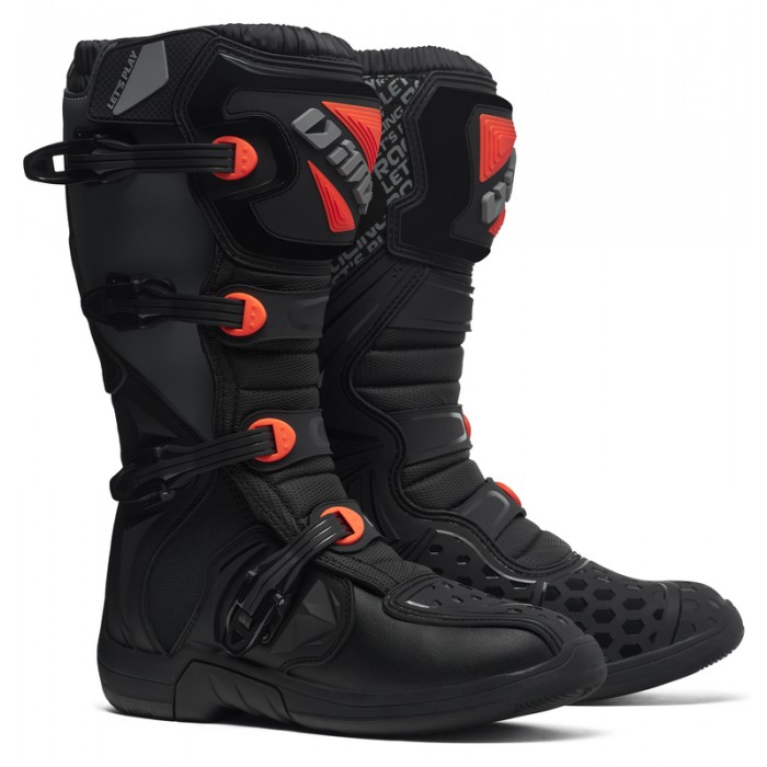 IMX Racing Boots X-Two Black/White/Orange - Bikeworld Ireland