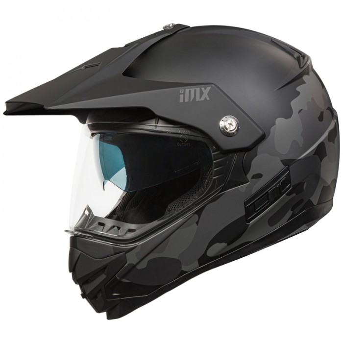 IMX Racing FMX-01 Motorcycle Helmet Black/Camo - Bikeworld Ireland
