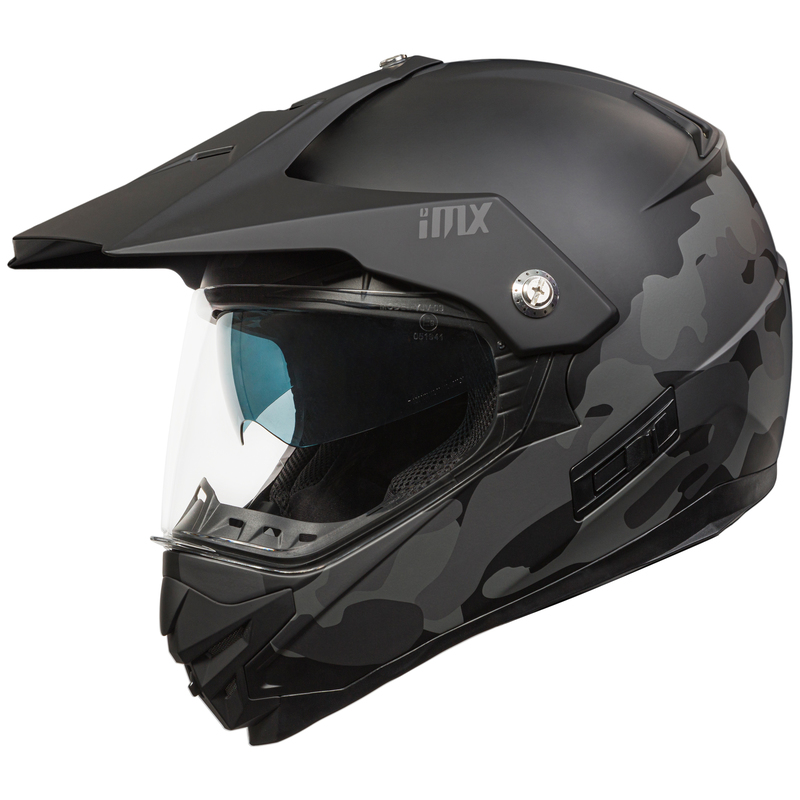 IMX Racing FMX-01 Motorcycle Helmet Black/Camo - Bikeworld Ireland
